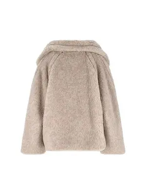 Max Mara Teddy Bear Icon Crop Coat - Beige