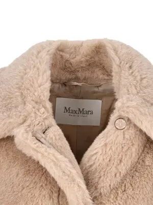 Max Mara Teddy Bear Crop Coat - Beige
