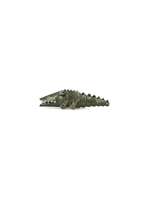 ANYA HINDMARCH Crocodile Keyring Charm - Green