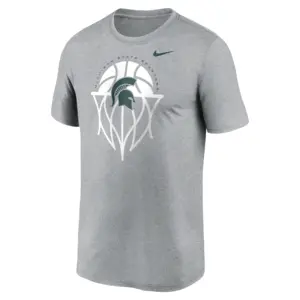 Nike Michigan State Legend Basketball Icon Dri-fit College T-shirt - Grey