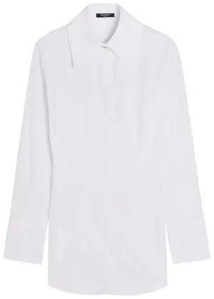 Balmain Fitted Cotton-poplin Shirt