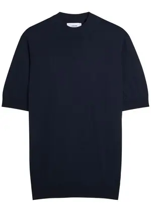 LARDINI Fine-knit Cotton T-shirt