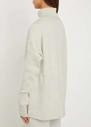 Varley Ethel Toggle-waist Sweatshirt - Ivory