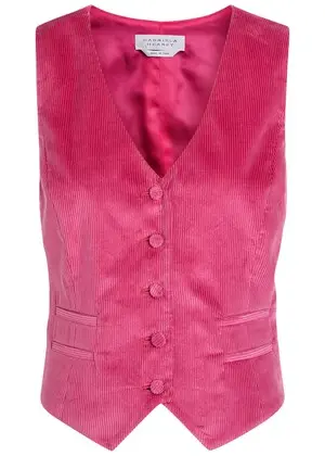 Women's Velvet Tailored Vests