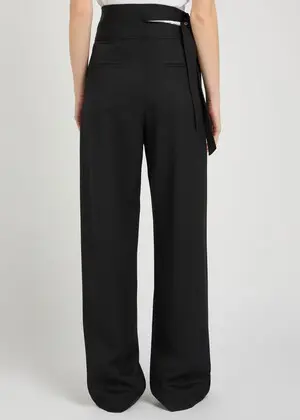 Chloé Belted Wool Trousers