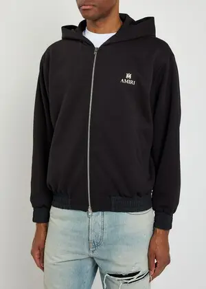 Amiri Ma Logo Hooded Jersey Jacket