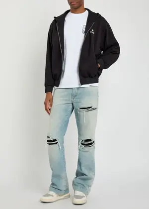 Amiri Ma Logo Hooded Jersey Jacket