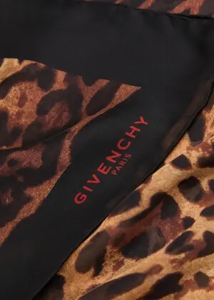 Givenchy Print Silk Scarf