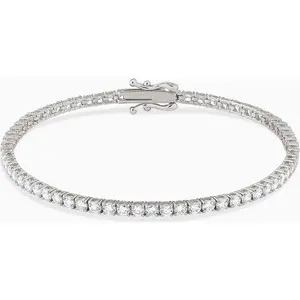 ORADINA 14k White Gold 3.0 Cttw Lab Diamond Bracelet - White Gold/ Lab Diamonds