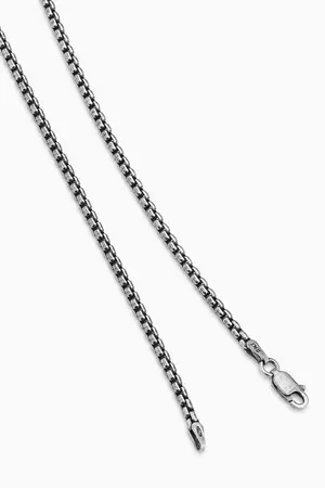 ORADINA Off The Grid Oxidized Sterling Chain
