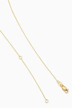 ORADINA 14k Solid Gold 2 Carat Lab Diamond Solitaire Necklace - Yellow Gold/ Lab Diamonds