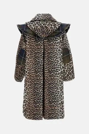 Barbour X Ganni Leopard Print Parka