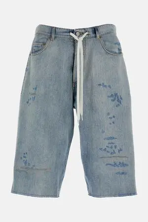 MAISON MARGIELA Cut Denim Bermuda Trousers