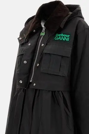 Barbour X Ganni Waxed Jacket