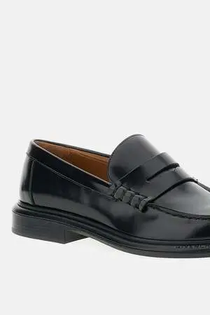 Givenchy Brushed Leather Loafers - Nero