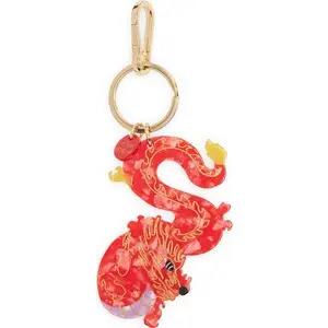 SOLAR ECLIPSE Dragon Key Chain - Red