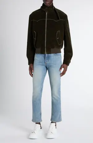 Alexander McQueen Corduroy Harrington Jacket