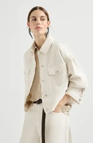 Brunello Cucinelli Shirt Jacket - Chalk