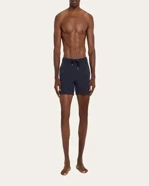 Moncler Slim Logo Swim Shorts