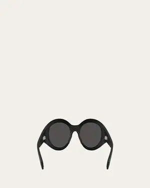 Moncler Round Frame Sunglasses