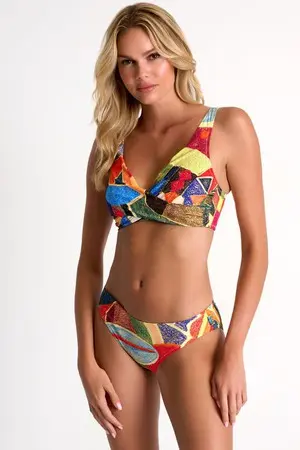 Shan Classic Bikini Bottom - Abstract Print