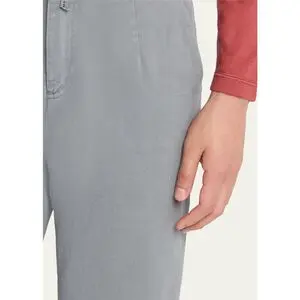 Kiton Pleated Straight-fit Trousers