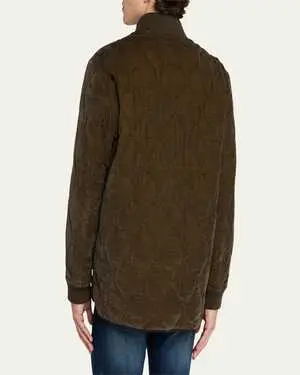 Kiton Quilted Bomber Jacket