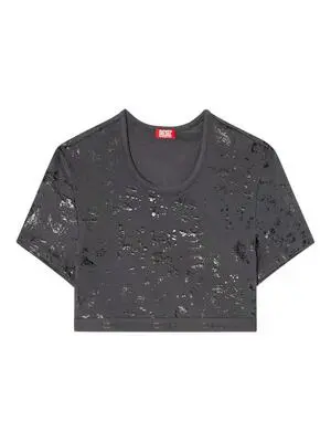 DIESEL® Cropped T-shirt - Grey