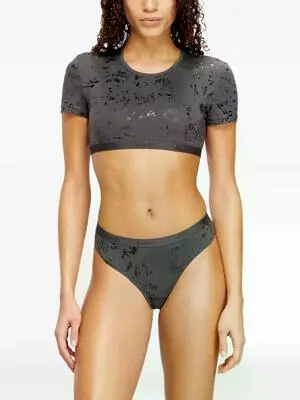 DIESEL® Cropped T-shirt - Grey