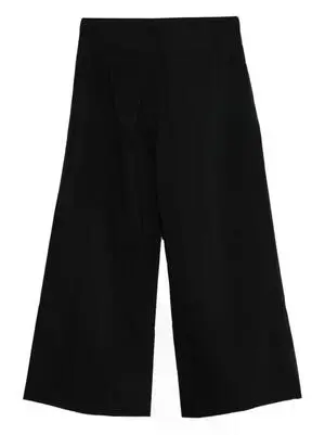 ST. AGNI Tie-waist Trousers - Black