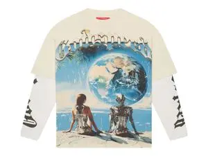 GODSPEED Artificial Love Thermal Long Sleeve T-shirt - Bone
