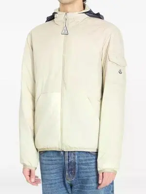 Moncler Padded Hooded Jacket - Neutrals