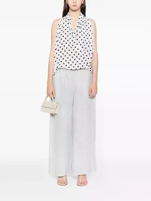 BLAKLACE Polka-dot Print Blouse