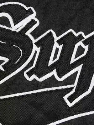 Supreme Quilted Zip Hooded Sweater - Black