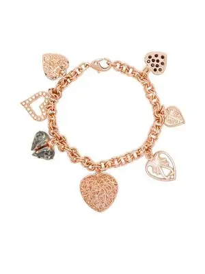 BLAKLACE Heart Charm Bracelet - Gold