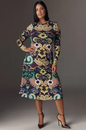 DE LORETA Kiara Printed Dress