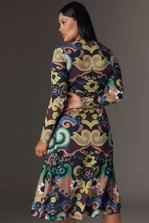 DE LORETA Kiara Printed Dress