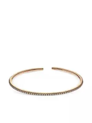 JEWELS AFICIONADO 18k Rose Gold Diamond Cuff - Pink