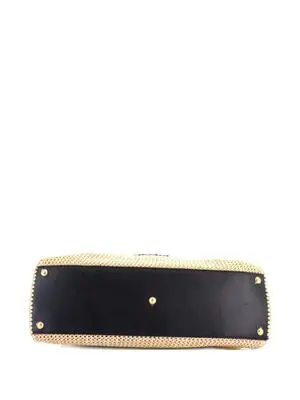 Fendi Peekaboo X-raffia Medium Tote Bag