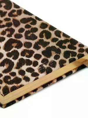 Smythson Soho Leopard-print Notebook