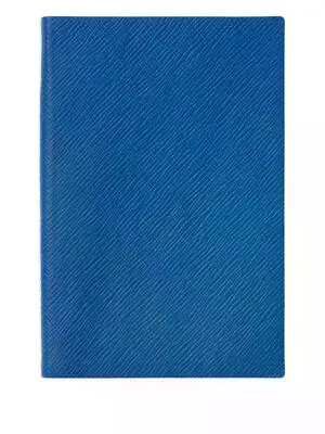 Smythson Leather-cover Notebook - Blue