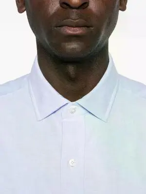SALVATORE PICCOLO Classic Oxford Shirt - Blue
