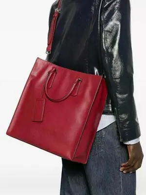 Prada Adjustable-strap Tote Bag - Red