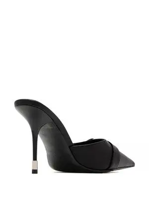 Femme La Venetia Pointed-toe Mules - Black