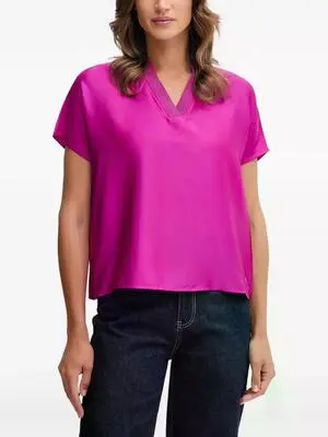 Joseph Ribkoff V-neck Short Sleeve Top