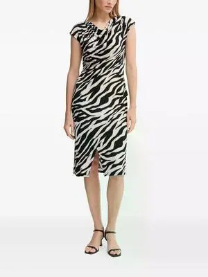 Joseph Ribkoff Zebra-print Midi Dress