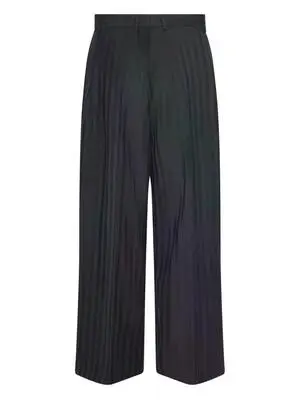 HED MAYNER Draped Striped Trousers