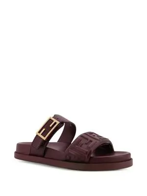 Fendi Embossed Sandals
