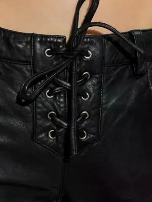 Isabel Marant Étoile Vanel Lace-up Trousers - Black