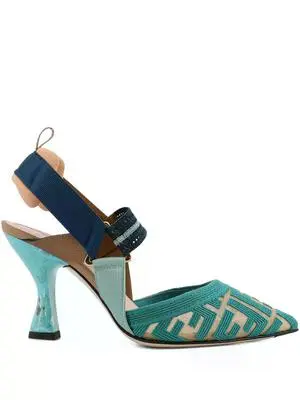 Fendi Colibrì Logo-print Straps Pumps